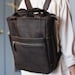 Backpack-tote-shoulder Bag, Convertible Bag, Canvas and Leather ...