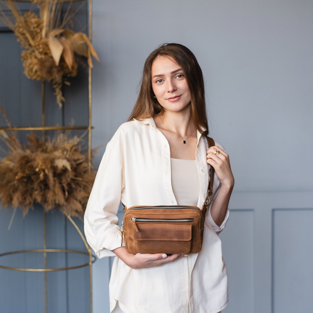 Fanny Pack Belt Bag, Zipper Belt Bag Large, Handmade Fanny Pack ...