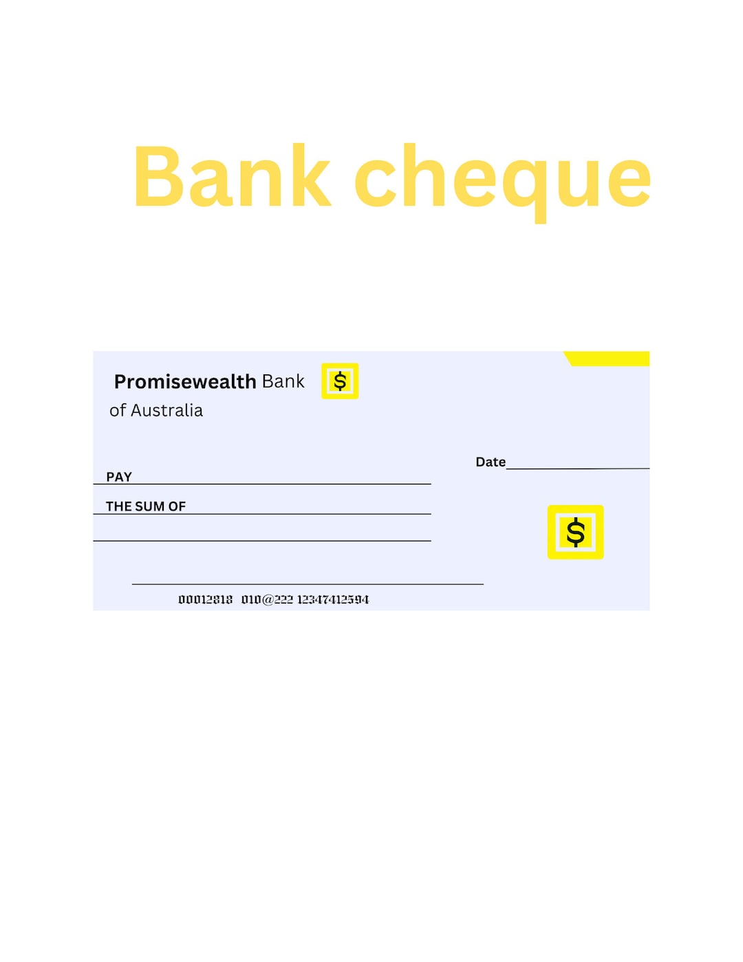 Bank Cheque Demo, Money Affirmations, Wealth Affirmations, Law of ...