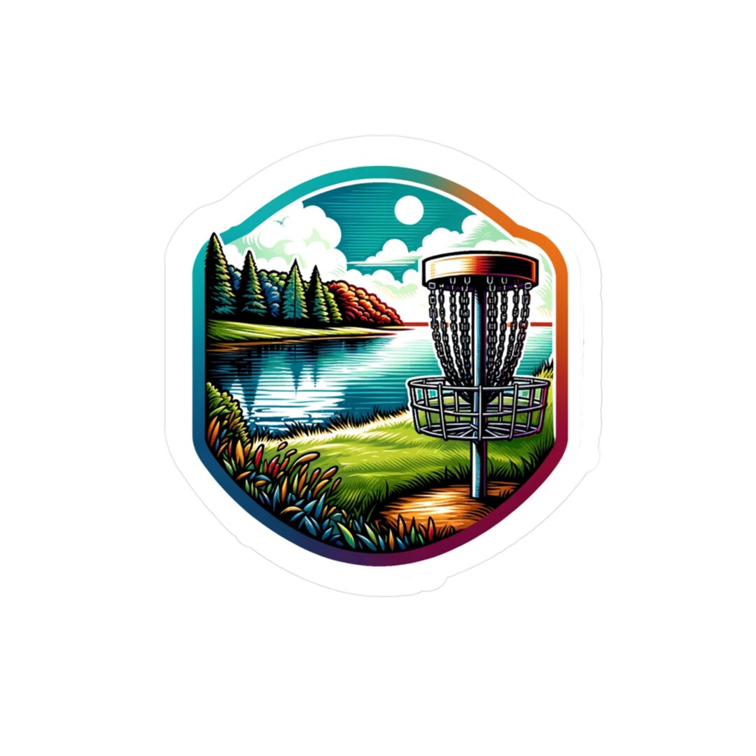 Disc Golf Sticker Kiss-cut Vinyl Decals - Etsy