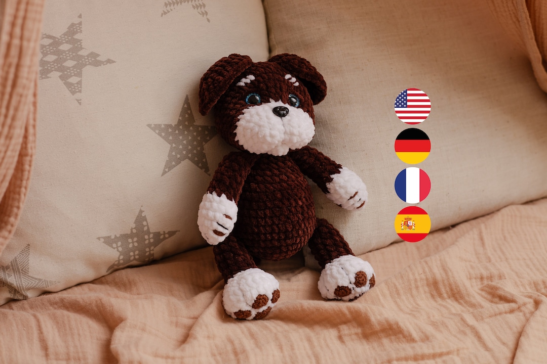 Dog Crochet Pattern Amigirumi Tutorial PDF Dog Toy Crochet Pattern ...