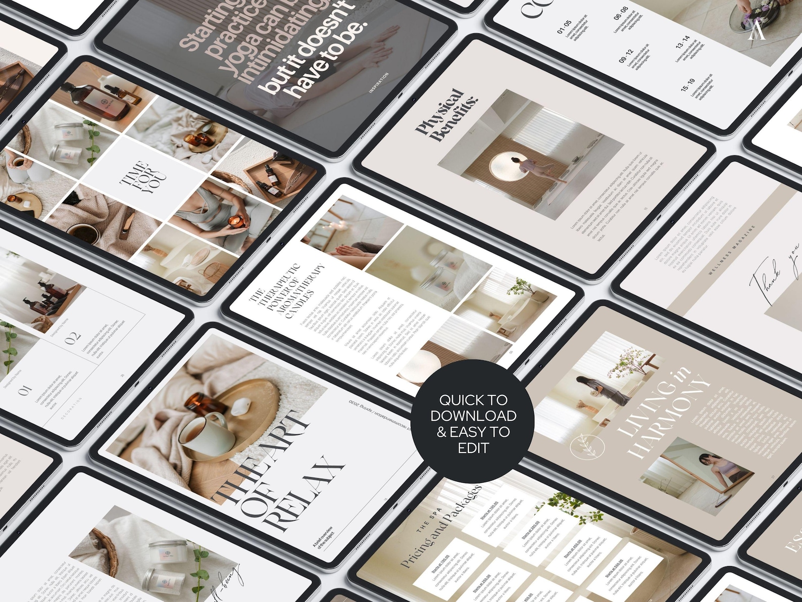 Minimalist Magazine Template | Small Business Ebook Template Canva ...