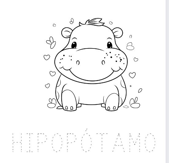 Printable Zoo Animal Coloring Pages in Spanish - Etsy