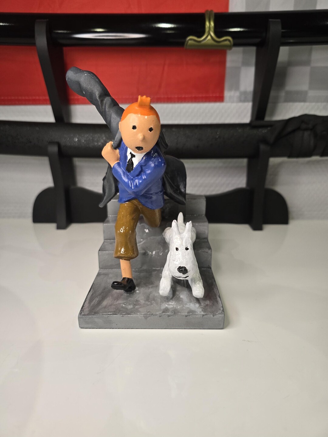 Tintin and Snowy on the Run Figurine Printed in 3D - Etsy