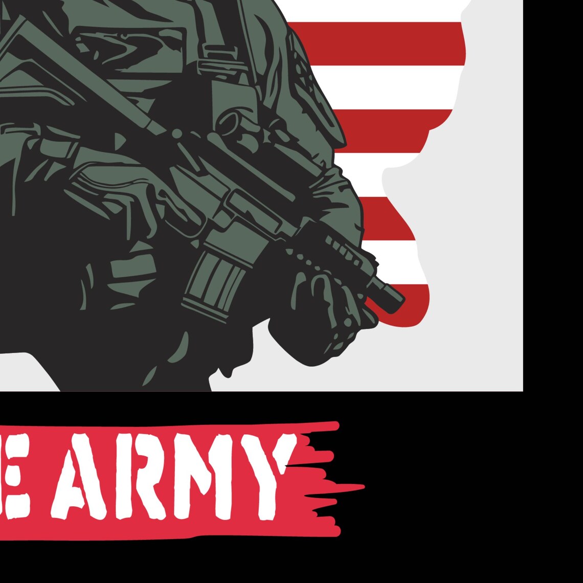 3D Us Army SVG, Soldier Silhouette SVG , Military Shadow Box Army ...