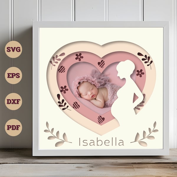 Baby Shadow Box - Etsy