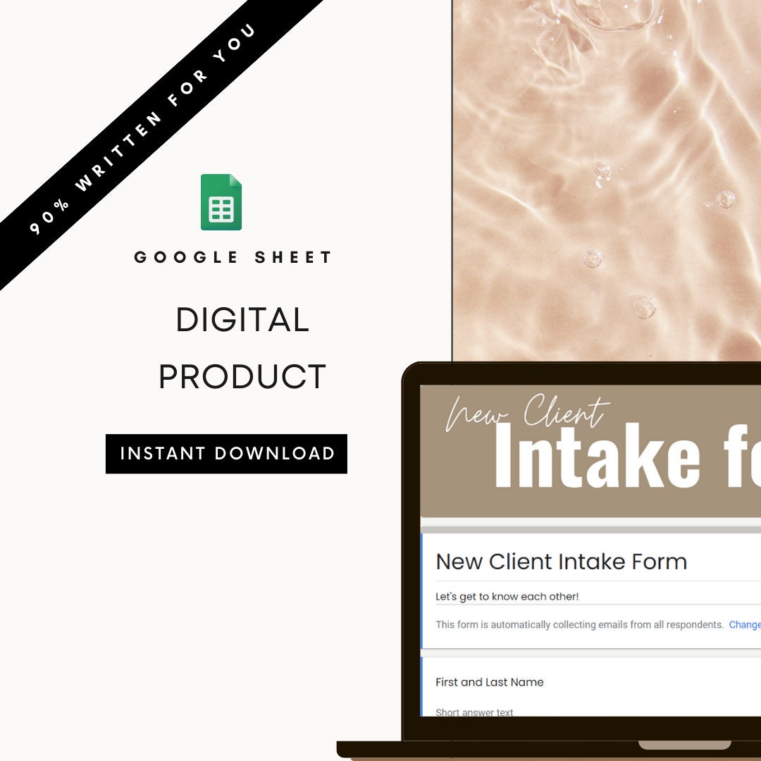 New Client Onboarding Intake Form for Online Yoga Business Google Form ...