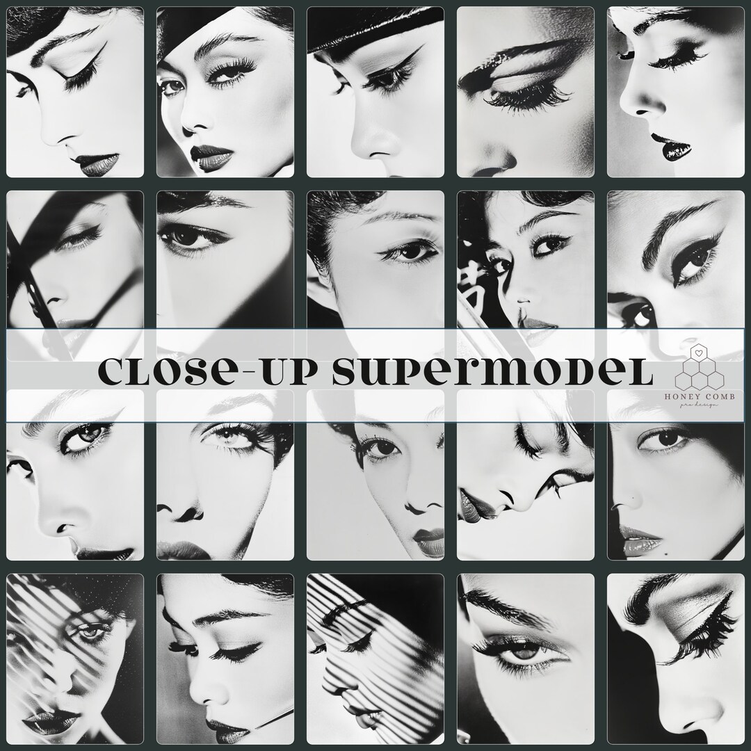Close-up 1940s Supermodel - 20 Retro Glamour Papers/backgrounds ...