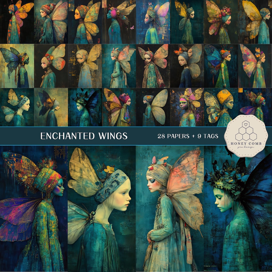 Enchanted Wings: 28 Surreal Portraits of Fairy Women in Futuristic ...