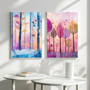 Whimsical Watercolor Backgrounds Kit // Autumn & Winter Textures ...
