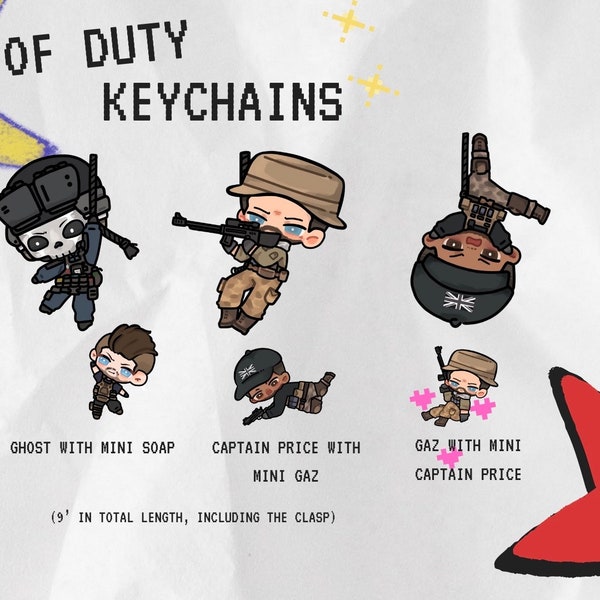 Call of Duty Konig Keychain - Etsy