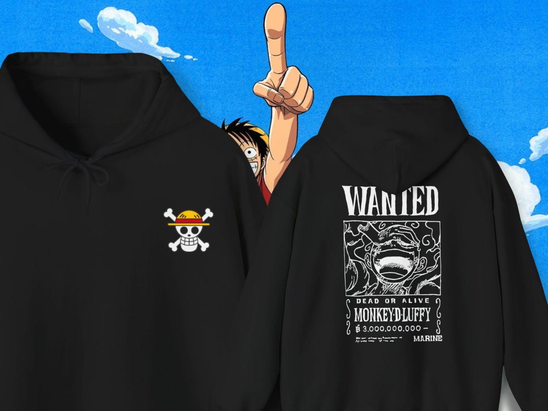 Anime One Piece Luffy Gear 5 Unisex Hoodie Sweatshirt, Japanese Manga ...