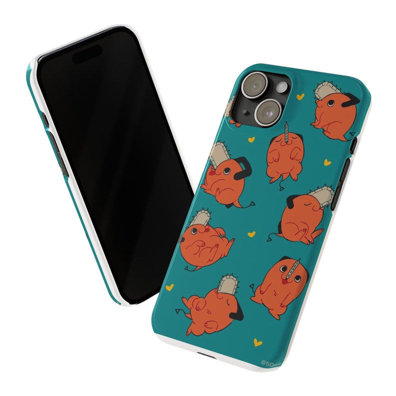 Slim Phone Cases, Chainsaw Man, Anime Design, Pochita - Etsy