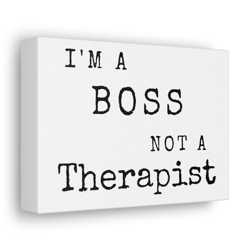 Funny Office Sign for Boss Sarcastic Work Decor Wall Art Funny Work ...