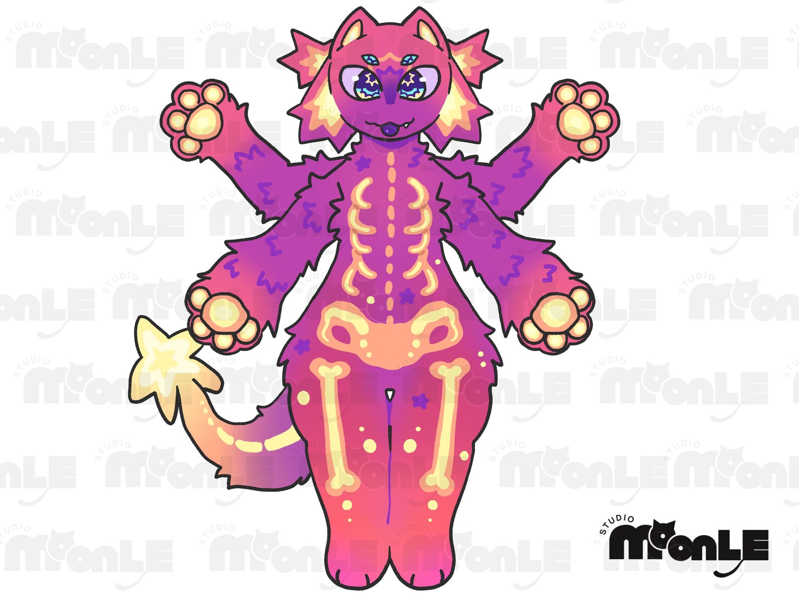 OC Adoptable Furry Anthro Alien! Digital Download - Adopts - Character ...