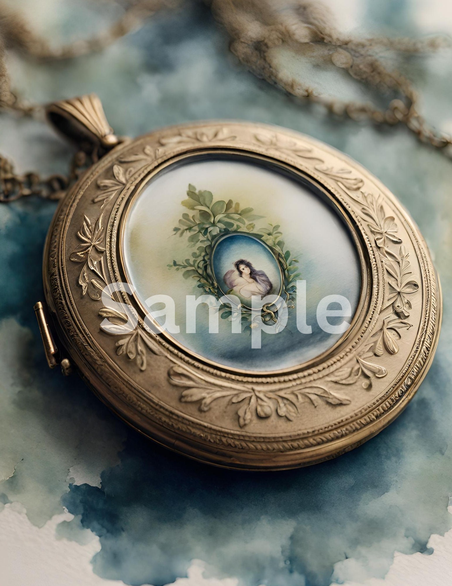 Victorian Locket 7 Pk Junk Journal Scrapbook Paper Crafts - Etsy