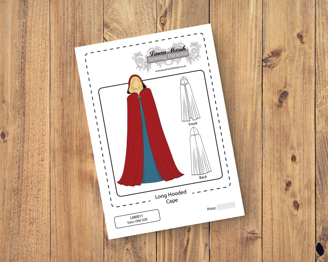 Long Hooded Cape, Cloak, Medieval, Costume, Fairy, Wedding, Bridal ...