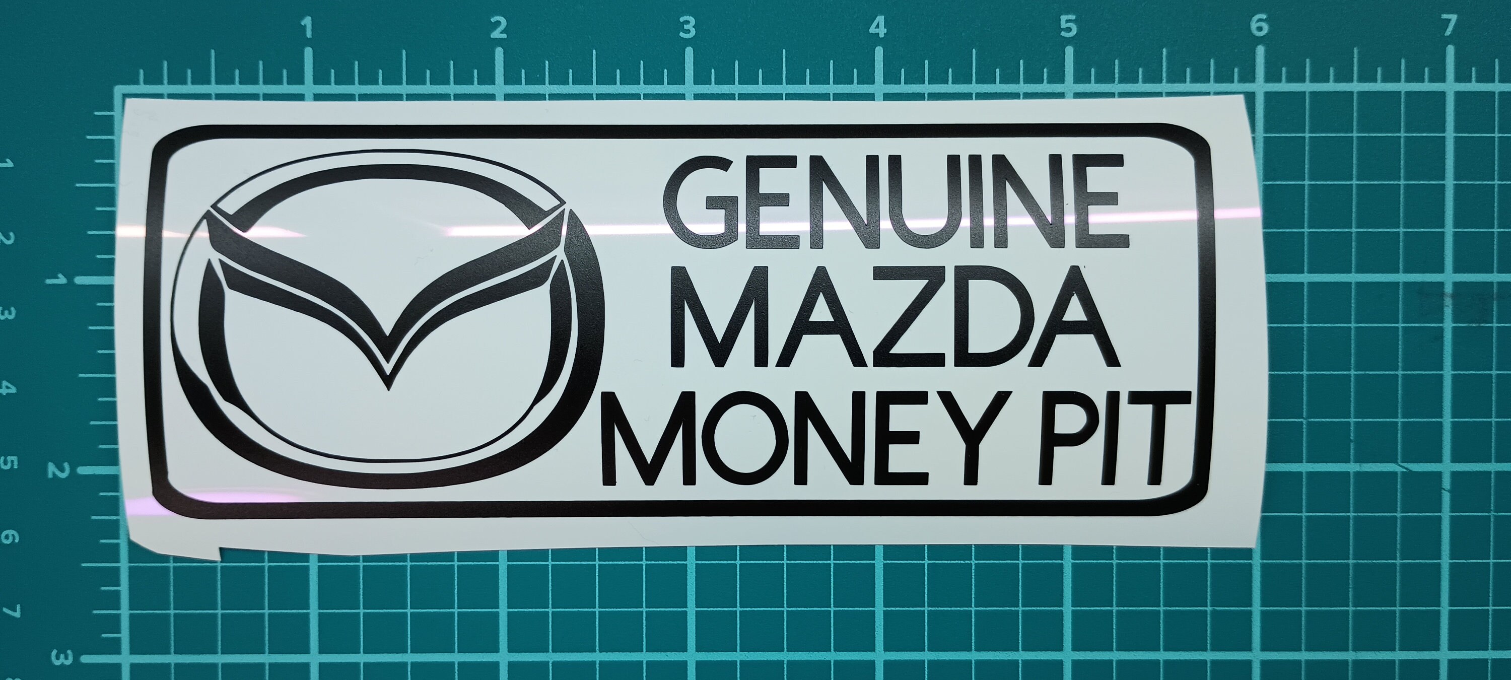 Genuine Vehicle Money Pit Automotive Vinyl Graphics Decal/sticker Can ...