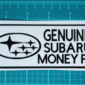 Genuine Vehicle Money Pit Automotive Vinyl Graphics Decal/sticker Can ...