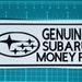 Genuine Vehicle Money Pit Automotive Vinyl Graphics Decal/sticker Can ...