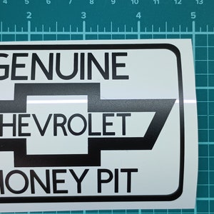 Genuine Vehicle Money Pit Automotive Vinyl Graphics Decal/sticker Can ...