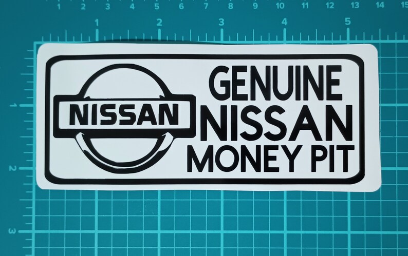 Genuine Vehicle Money Pit Automotive Vinyl Graphics Decal/sticker Can ...