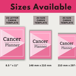 Cancer Planner Printable, Cancer Care Journal, Cancer Diagnosis Health ...