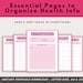Cancer Planner Printable, Cancer Care Journal, Cancer Diagnosis Health ...