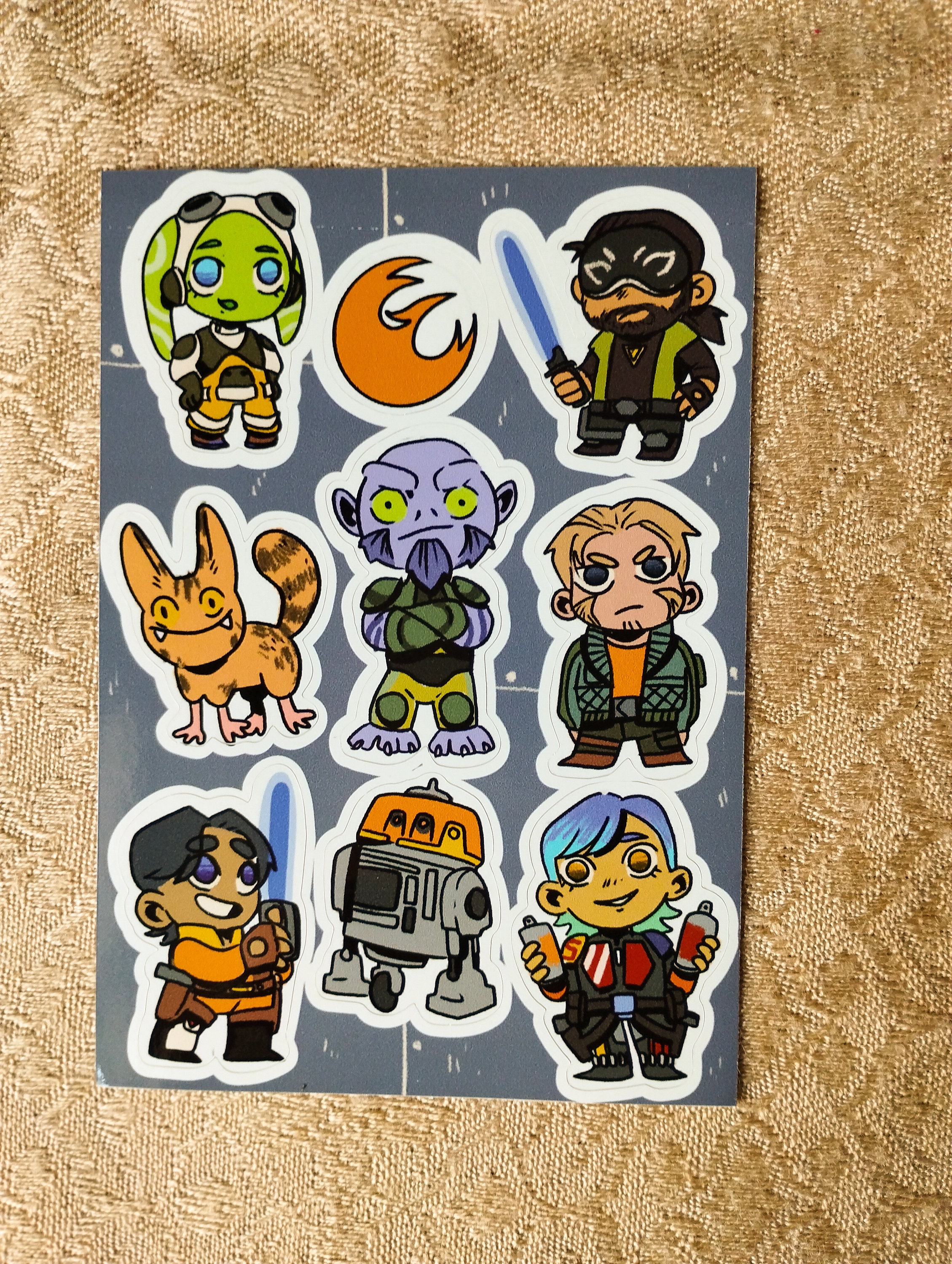 Star Wars Sticker Sheet - Etsy