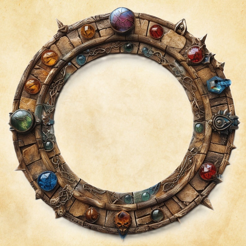 350 Rare Dnd Token Borders Bundle - Transparent PNG Frames for Any RPG ...