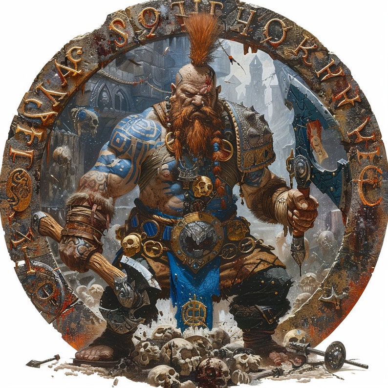 100 Dwarf Slayer Character Pics Warhammer Style Art Fantasy, Stained ...