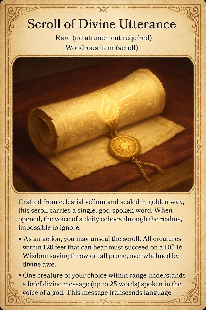 100 Printable Dnd 5e Magic Item and Weapon Cards - Fantasy Loot Deck ...