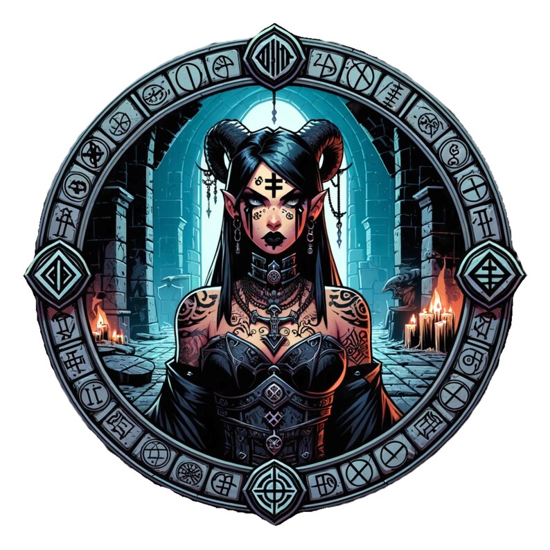 The Dread Clergy - 50 Digital Dark Priest Tokens for D&D - Dark Fantasy ...
