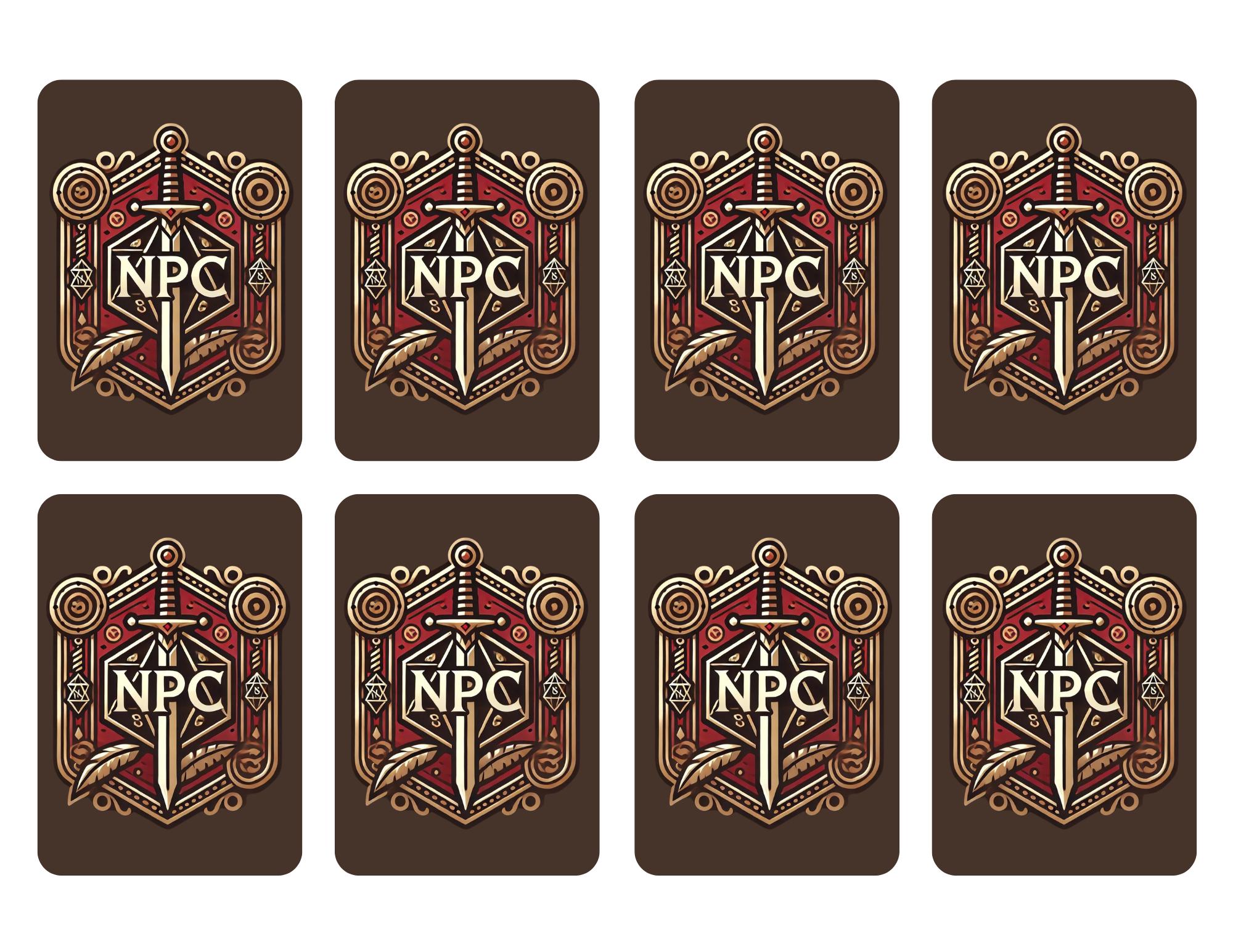 100 Unique NPC Character Cards for Dnd & RPG (instant Download) - Etsy