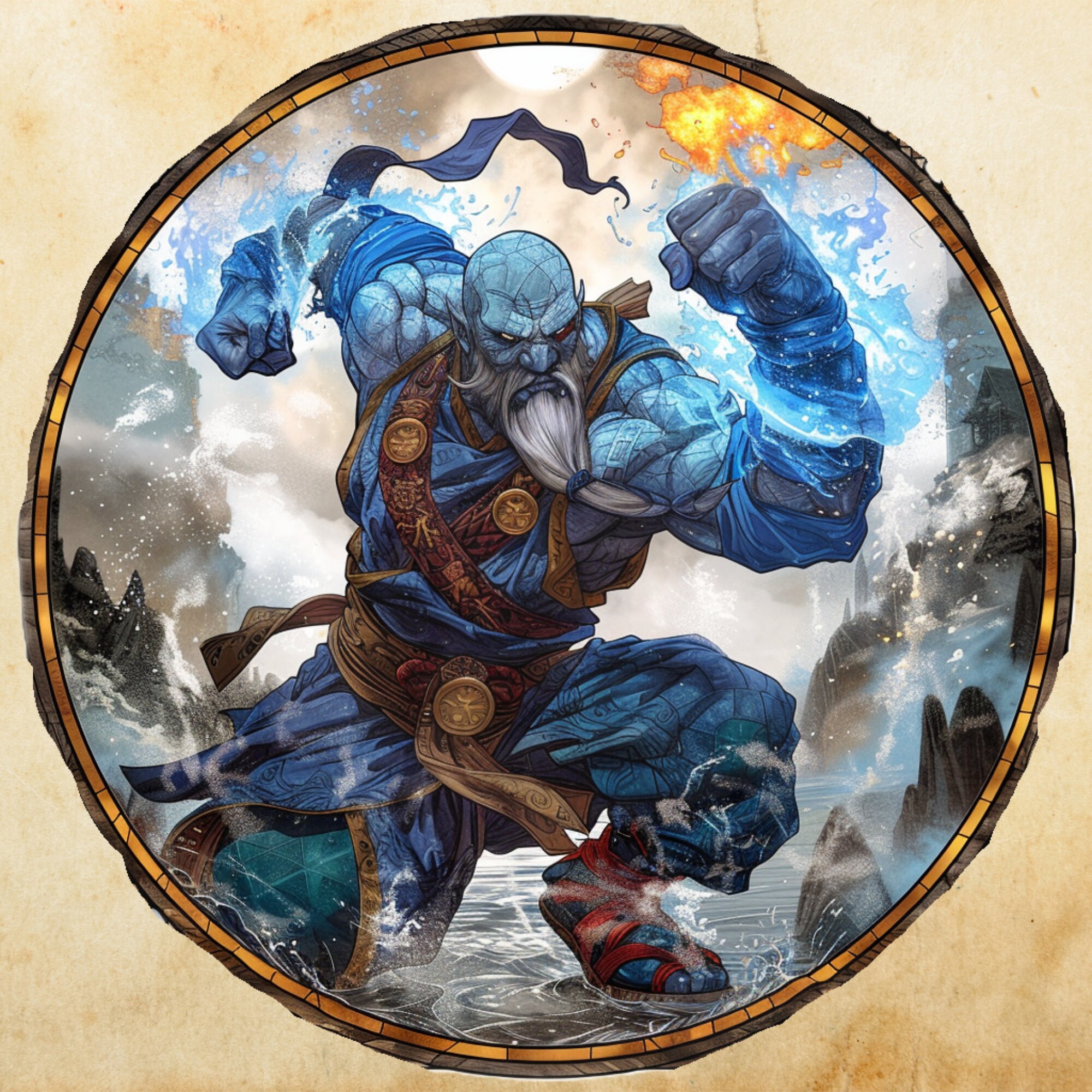Zen Warriors - 50 D&D Monk Digital Tokens - Diverse Art Styles Pngs ...