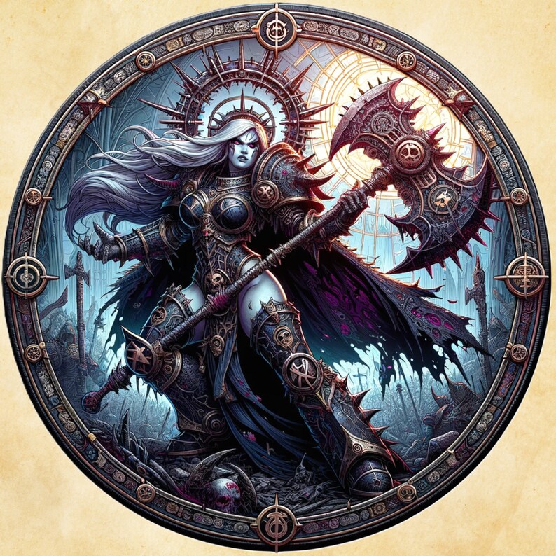 The Eternal Conflict - 100 Digital Tokens of Paladins Vs. Evil Knights ...