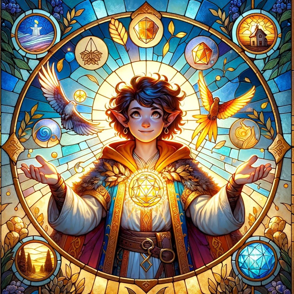 100 Halfling RPG Pics - Digital PNG Files, Vibrant Fantasy Art for ...