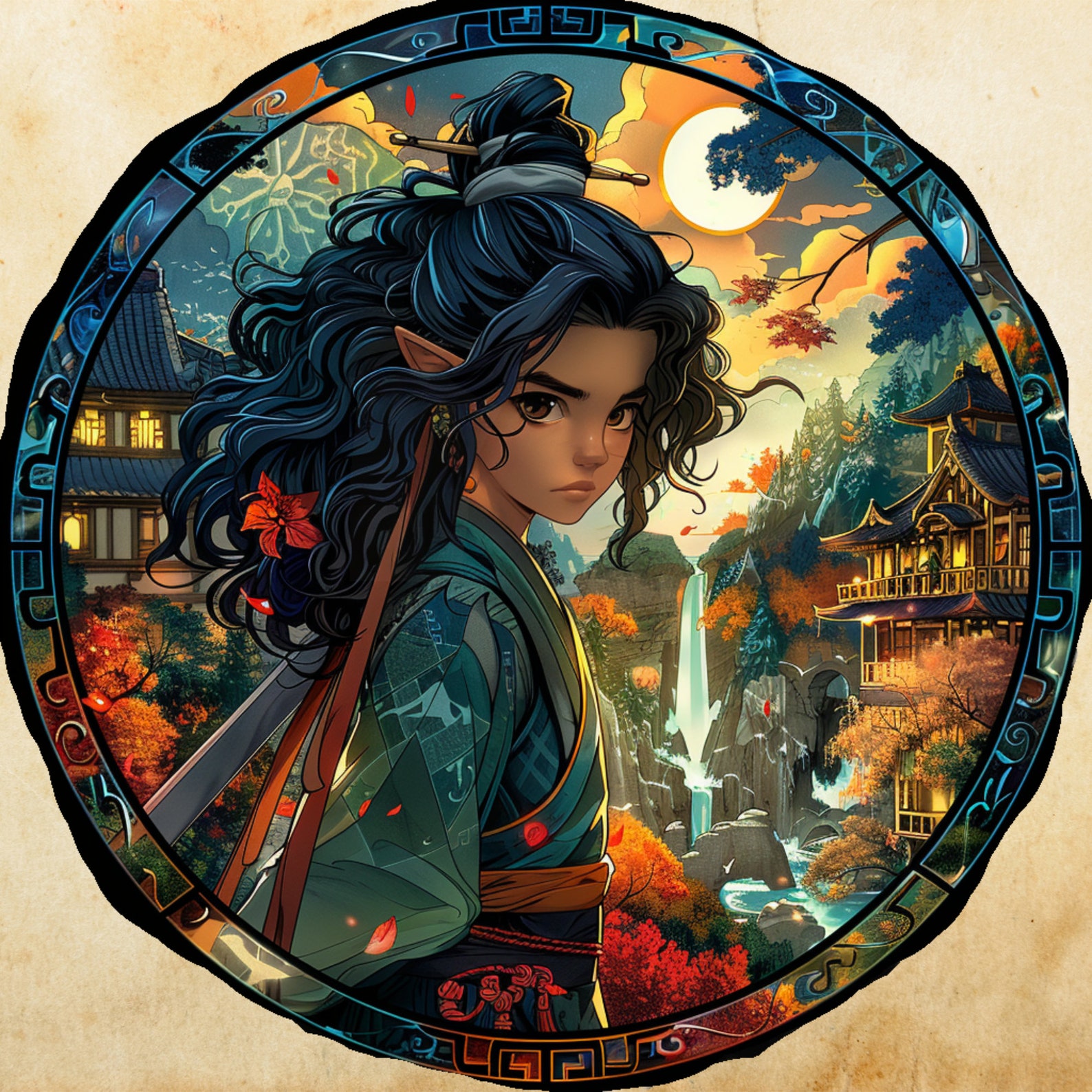 Zen Warriors - 50 D&D Monk Digital Tokens - Diverse Art Styles Pngs ...