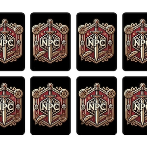 100 Unique NPC Character Cards for Dnd & RPG (instant Download) - Etsy