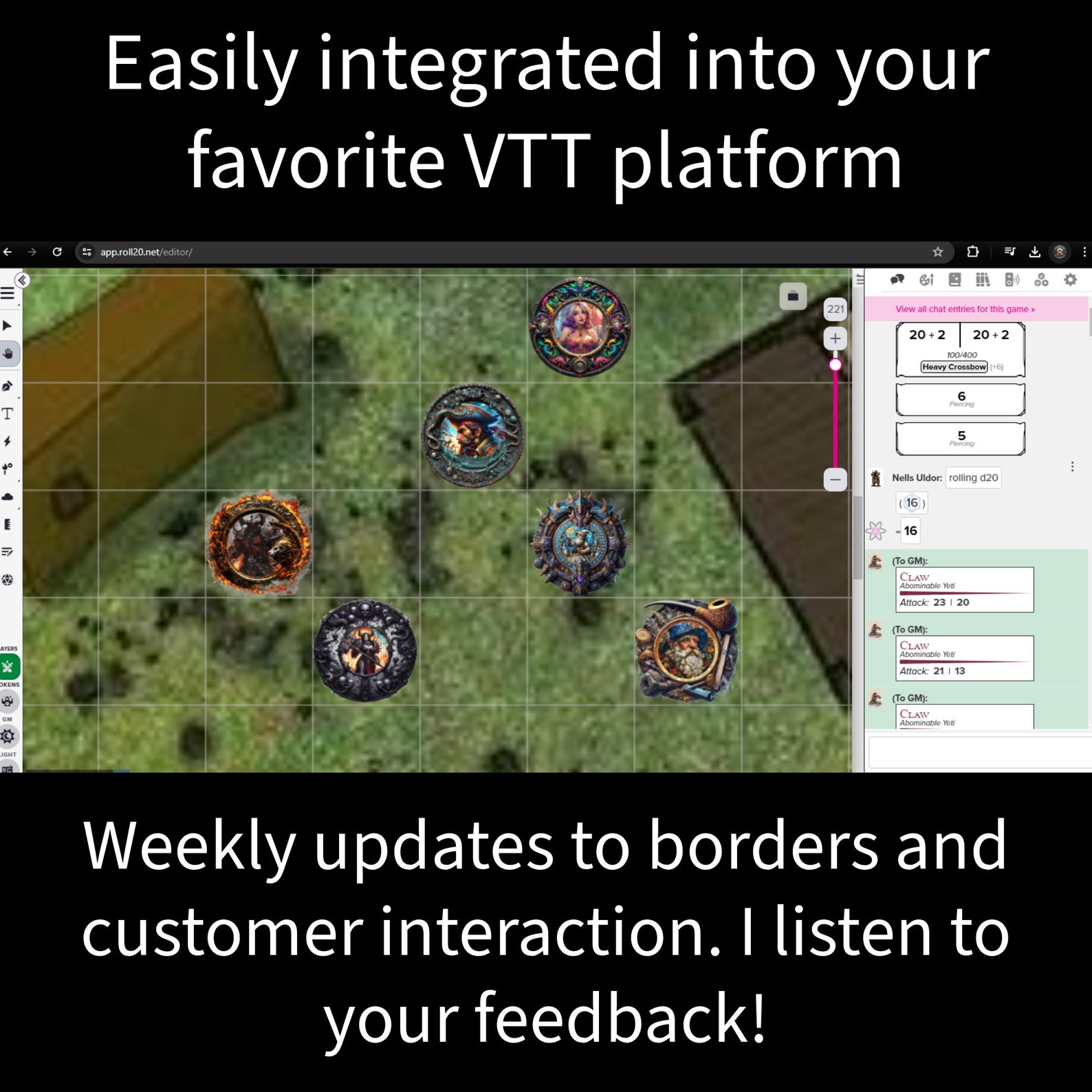 1350 Token Border Frames Bundle - Dnd TTRPG - Unique Transparent Pngs ...