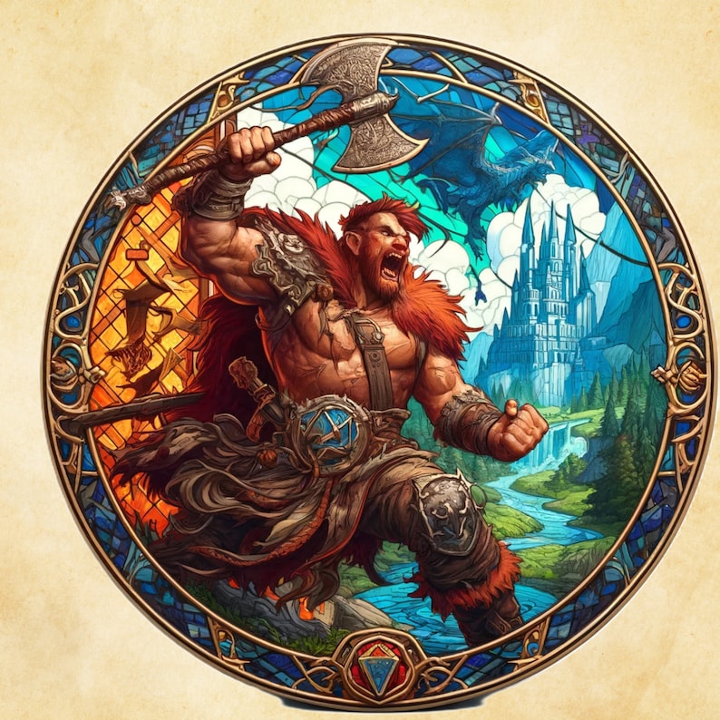 50 Barbarian Dnd Tokens Rageborne Clan Transparent PNG, Fierce Warriors ...