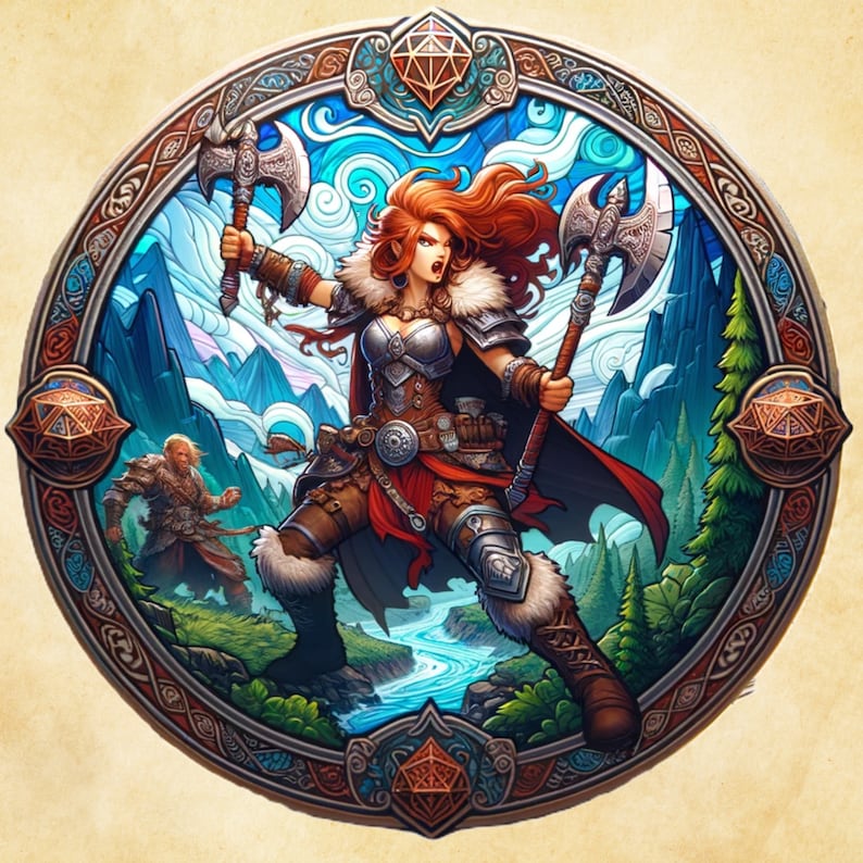 Barbarian D&D Tokens – Rageborne Clan, 50 Warriors (digital Download ...