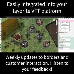 100 Legendary RPG Token Borders - High Quality PNG, Transparent ...