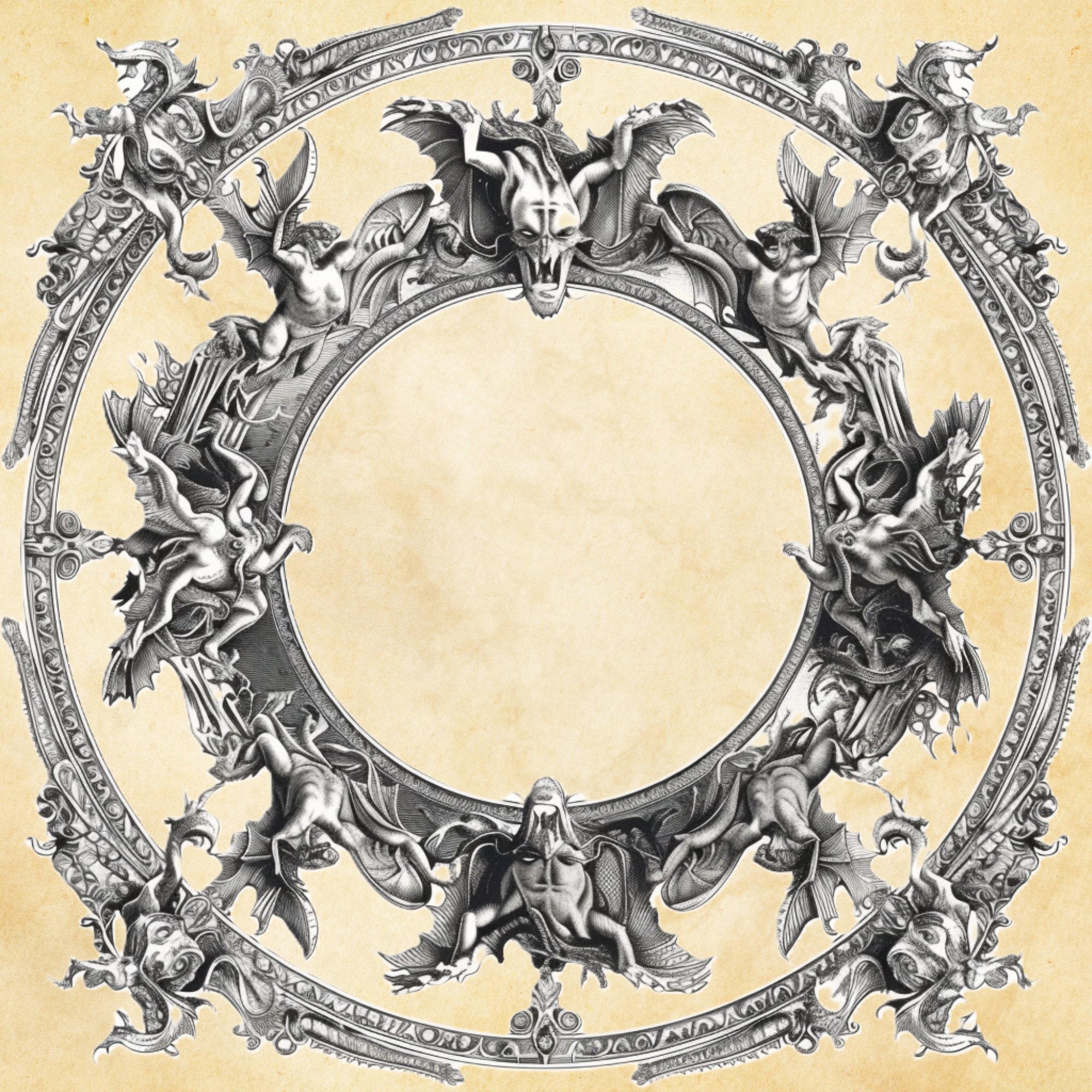 350 Rare Dnd Token Borders Bundle - Transparent PNG Frames for Any RPG ...