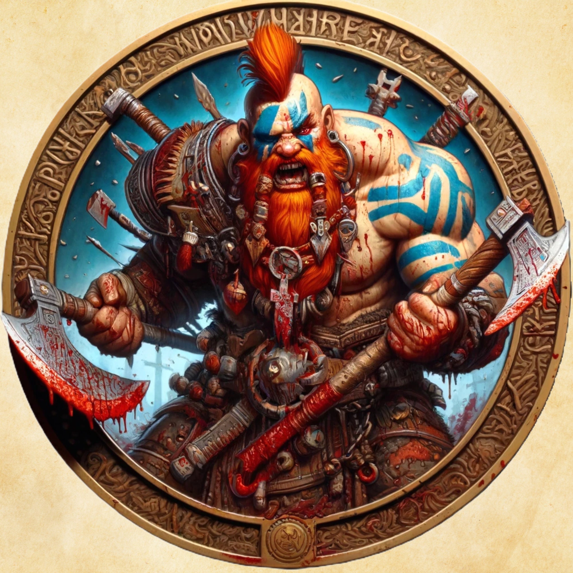 50 Barbarian Dnd Tokens Rageborne Clan Transparent PNG, Fierce Warriors ...