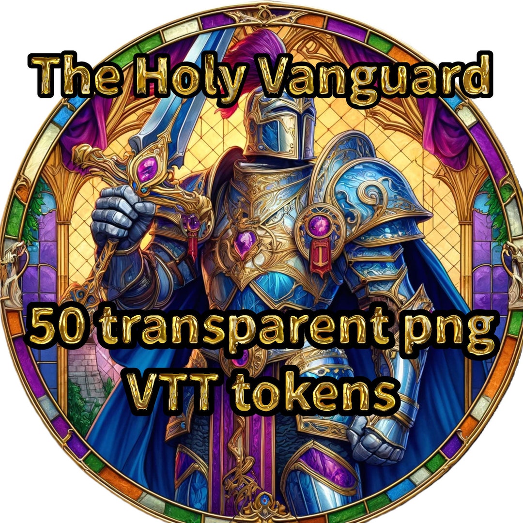 50 Paladin and Knight Token Pack – "holy Vanguard" – Pngs for D&D ...