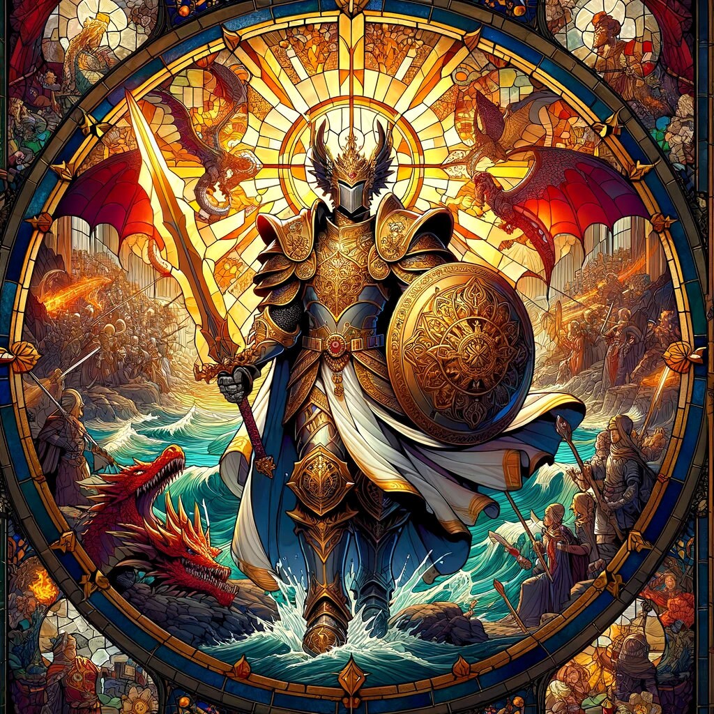Ultimate Dnd Character Picture Set - 100 Unique Stained Glass Art Style ...
