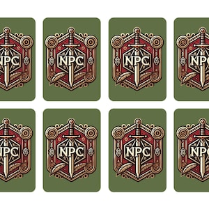 100 Unique NPC Character Cards for Dnd & RPG Tabletop Games | Printable ...