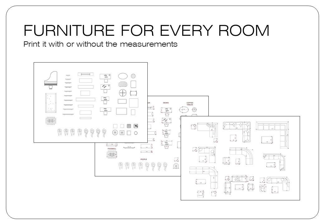 DIY Room Planner – Printable Furniture Layout Templates (digital ...