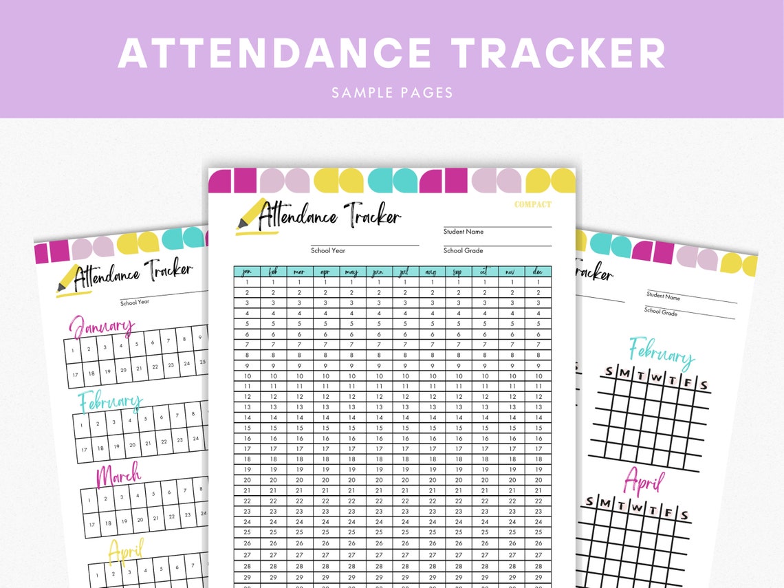 Homeschool Attendance Tracker - State Compliance Tracking - School ...
